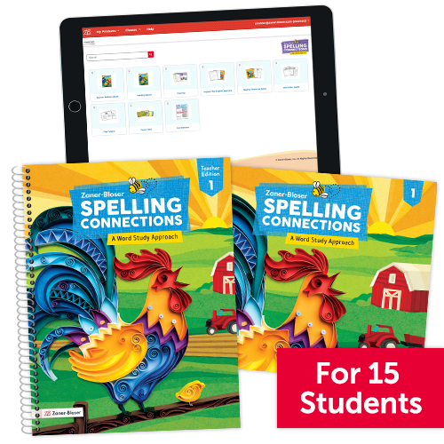 Spelling Connections – Zaner-Bloser Shop – Tagged "grade:1"
