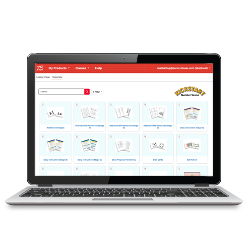 Kickstart: Number Sense – Tagged "stage: A"– Zaner-Bloser Shop