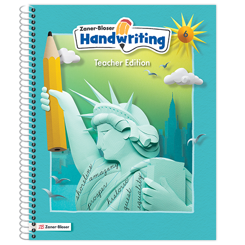 Zaner-Bloser Handwriting © 2020 Grade 6 Teacher Edition – Zaner-Bloser Shop