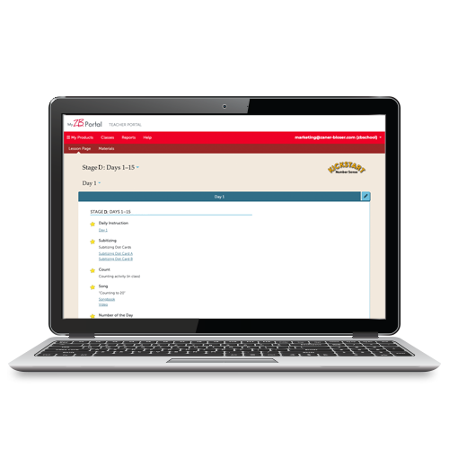 Kickstart: Number Sense © 2021 Grades K–3 Skills Stage D MyZBPortal.co ...