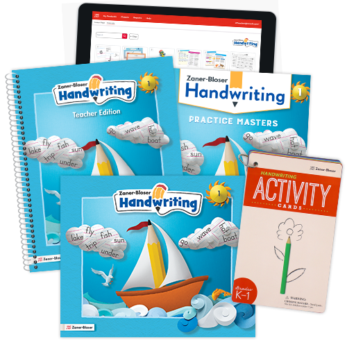 Zaner-Bloser Handwriting © 2025 Grade 1 Comprehensive Instructional Pa ...