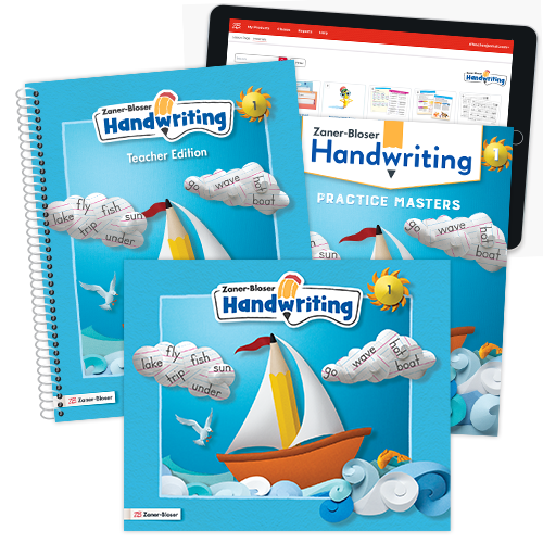 Zaner-Bloser Handwriting © 2025 Grade 1 Comprehensive Instructional Pa ...
