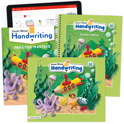 Zaner-Bloser Handwriting © 2025 Grade 2C Comprehensive Instructional P ...