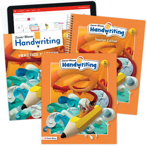 Zaner-Bloser Handwriting © 2025 Grade 3 Comprehensive Instructional Pa ...