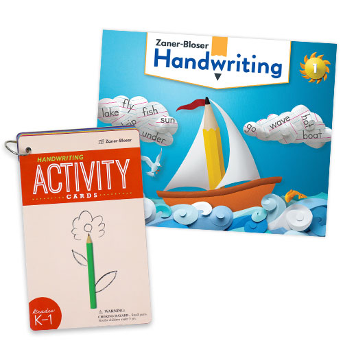 Zaner-Bloser Handwriting © 2020 Grade 1 Homeschool Student Package ...