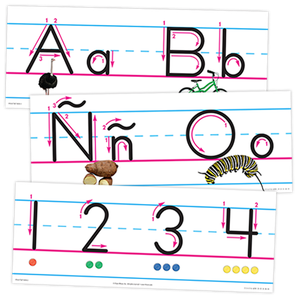 Alphabet Wall Strips Manuscript Spanish – Zaner-Bloser Shop