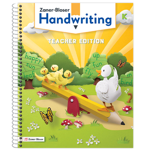 Zaner-Bloser Handwriting © 2020 Grade K Teacher Edition – Zaner-Bloser Shop
