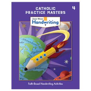 Zaner-Bloser Handwriting Grade 4 Catholic Practice Masters – Zaner ...