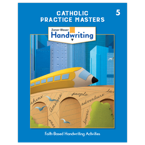 Zaner-Bloser Handwriting Grade 5 Catholic Practice Masters – Zaner ...