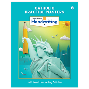 Zaner-Bloser Handwriting Grade 6 Catholic Practice Masters – Zaner ...