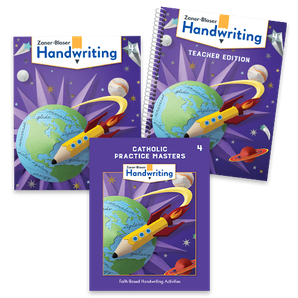 Zaner-Bloser Handwriting © 2020 Grade 4 Catholic Classroom Package Sma ...