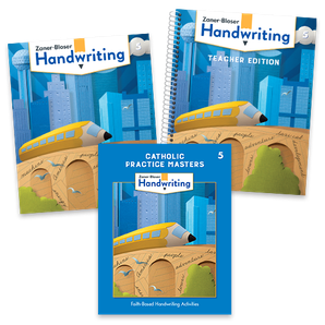 Zaner-Bloser Handwriting © 2020 Grade 5 Catholic Classroom Package Sma ...
