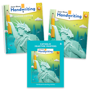 Zaner-Bloser Handwriting © 2020 Grade 6 Catholic Classroom Package Sma ...