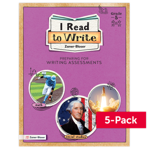 I Read to Write © 2021 Grade 5 Student Edition (5-Pack) – Zaner-Bloser Shop