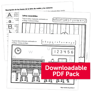 Instant Download Handwriting Readiness Fundamentals Pack Spanish ...
