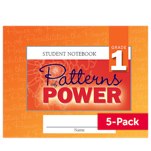 Patterns of Power © 2019 Grade 1 Student Notebook (5-Pack) – Zaner ...