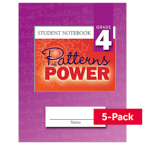 Patterns of Power © 2019 Grade 4 Student Notebook (5-Pack) – Zaner ...