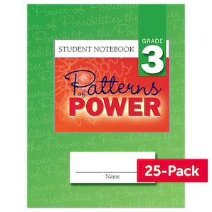 Patterns of Power © 2019 Grade 3 Student Notebook (25-Pack) – Zaner ...
